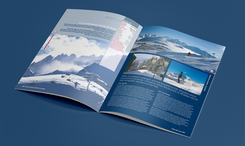 ski independence holiday brochures – Design It
